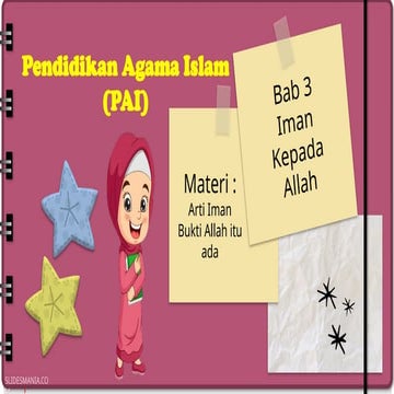 Pendidikan Agama Islam BAB 3 Bag 1 (Arti Iman) | PPTX
