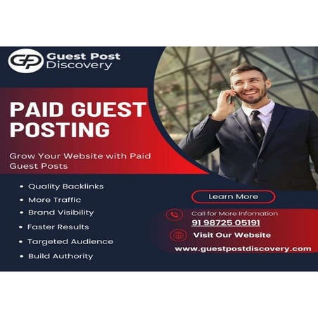 Paid Guest Posting for SEO Growth | Guestpostdiscovery | PDF