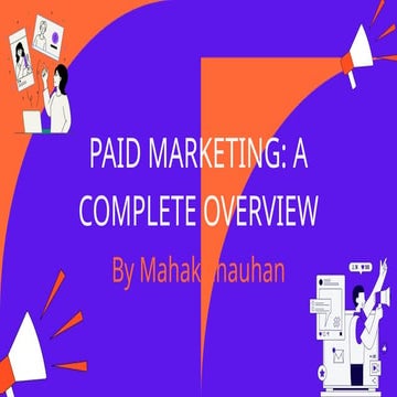 Paid Marketing Tips That Really Work (Mahak) | PPTX