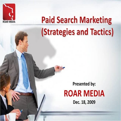 Paid Search Marketing Presentation Slide Share | PPT