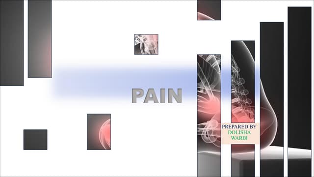 Pain management | PPTX