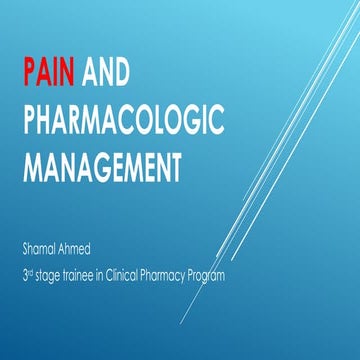 Pain and Pharmacologic Managmen in ICUt. | PPTX