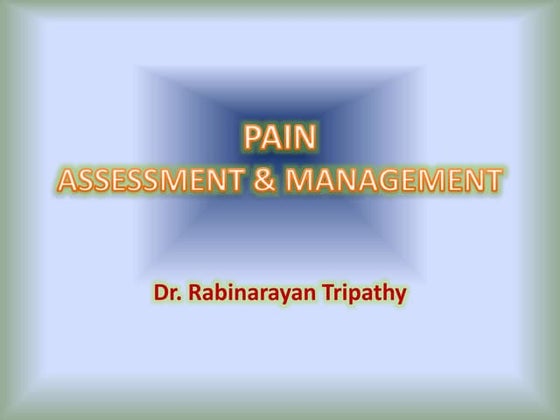 Visual Analog Scale (VAS) | PPTX