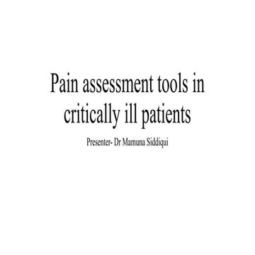CPOT / RASS / CAM-ICU | PPTX