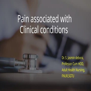 Pain associated with clinical conditions.pptx