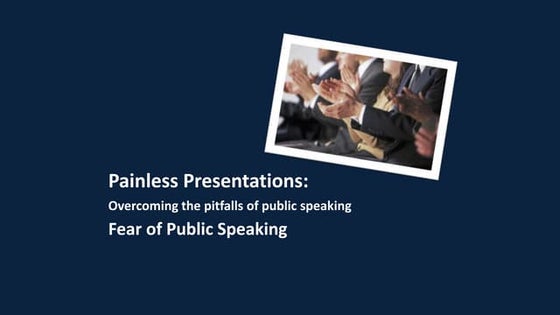 Developing confidence through public speaking | PPTX