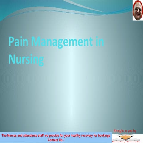 Pain management | PPT