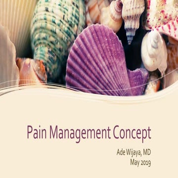 Pain Management Concept | PPTX