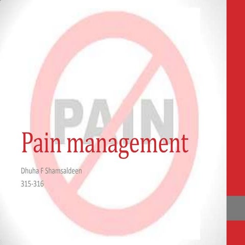 Pain management during labor | PPTX