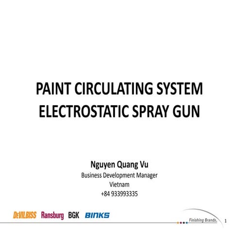 Paint circulating system - Bơm sơn tuần hoàn | PDF