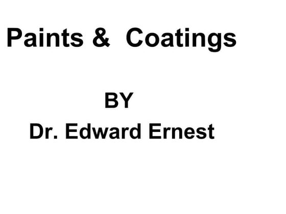 Coating defects - crawling and crater | PPT