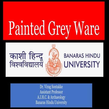 Painted Grey Ware.pptx, PGW Culture of India | PPTX | Beadwork | Arts ...