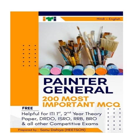 Painter General Question Paper ITI NIMI MCQ Book Free | PDF