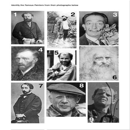 Famous Painters Pdf