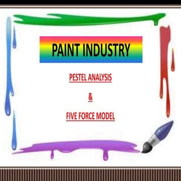Paint industry analysis vkr | PPTX