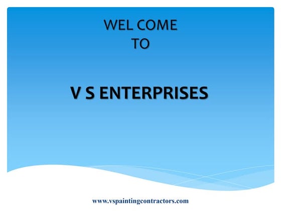 V S Painting Contractors, Self employed at Company