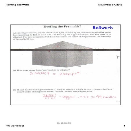 Painting Cost Calculator | PPTX