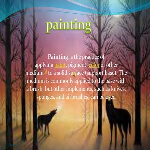 Painting - summary | PPTX
