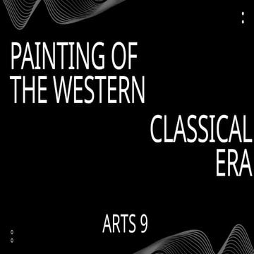 Western classical art traditions are roo | PPTX