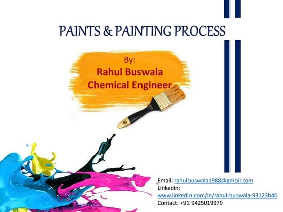 Paint Manufacturing Process | PPTX | Painting | Arts and Crafts