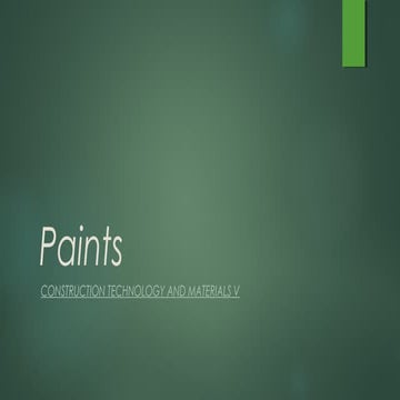 Paints | PPT