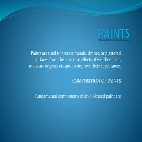 Paints | PPT