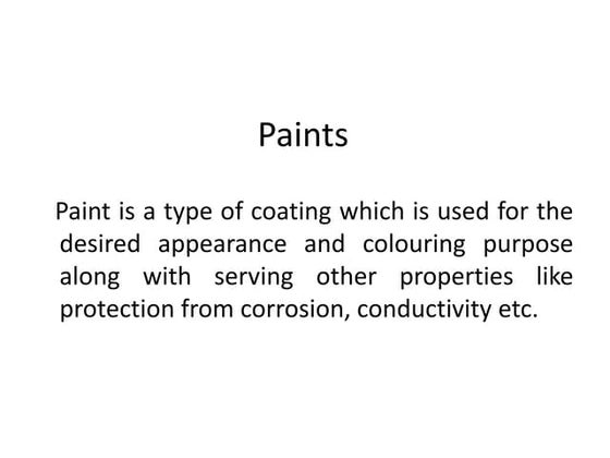 Paint Manufacturing Process | PPTX | Painting | Arts and Crafts