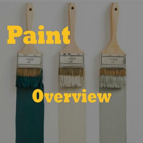 paints application presentation important | PPTX