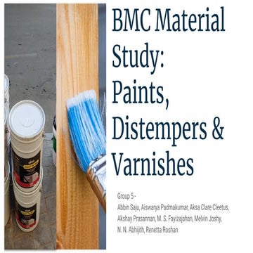 Painting and types of paints used in Construction | PDF