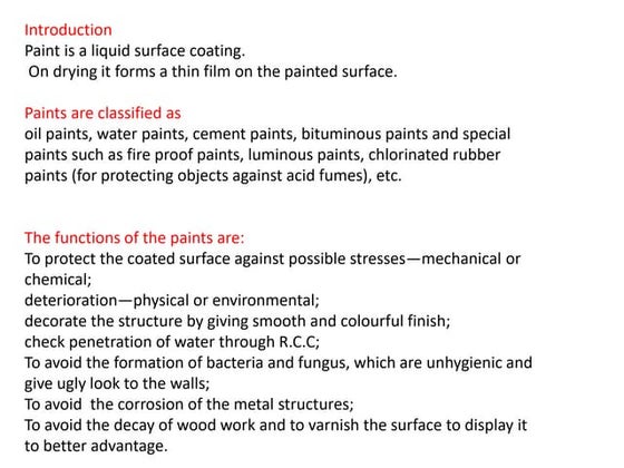 Varnishes class ppt | PPT