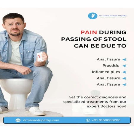 Pain while passing stool can be more than just discomfort_Dr Manas ...