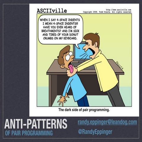 Pair programming anti patterns | PDF