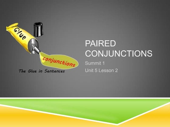 Coordinatingconjunctions | PPT