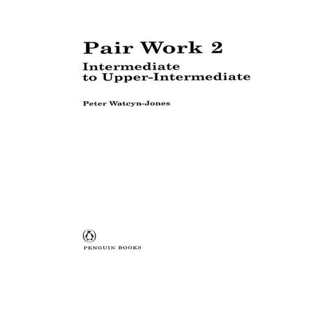 Pair work | PDF