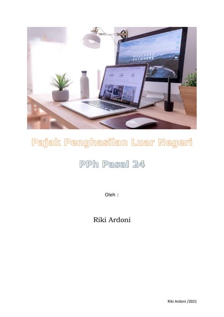 Perpajakan PPh Wajib Pasal 24 Indonesia.ppt