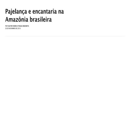 Pajelança e encantaria na Amazônia brasileira - Revista Senso.pdf