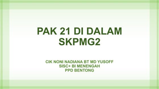 PENCERAPAN PdPc - SKPMg2 | PPTX