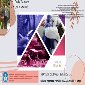 E-modul kesetaraan Paket B Kelas IX Modul 14 Unit 01 | PDF