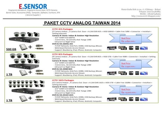Brosur cctv ip camera | PDF