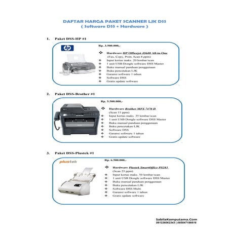 software scanner ljk | DOC