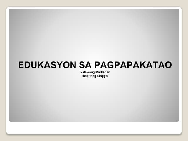 ESP 9 Q2 MODULE 7 PAGGAWA, PAGLILINGKOD. | PPTX