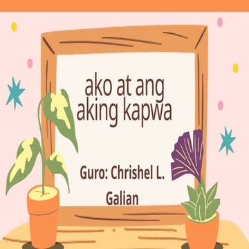 ESP 8 Quarter 2 Aralin 1: Pakikipagkapwa | PPTX