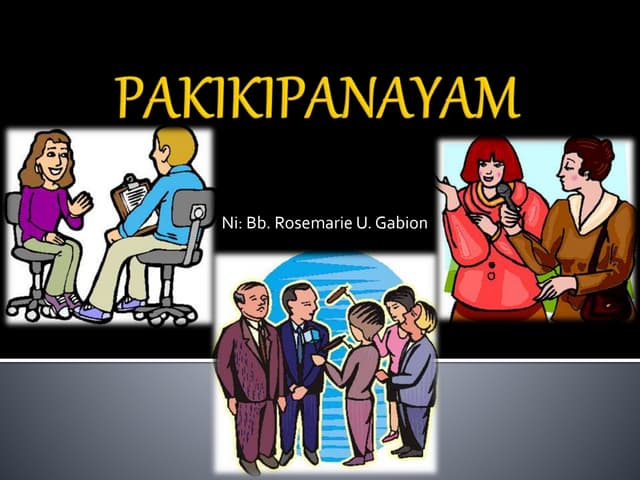 Panayam ppt | PPTX