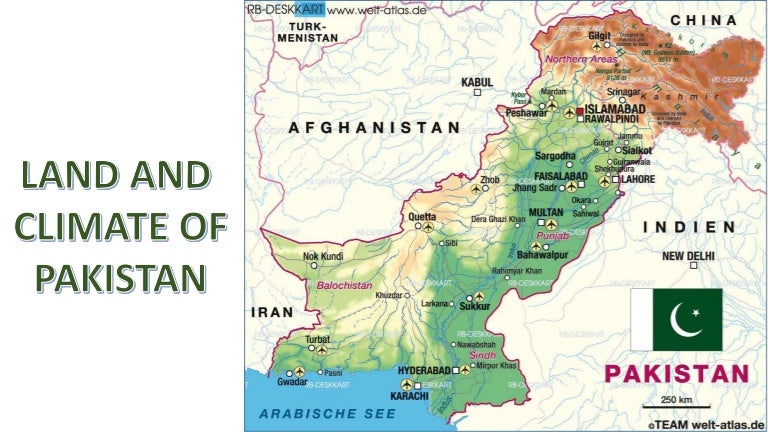Land an climate of Pakistan