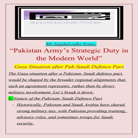 “Pakistan Army’s Strategic Duty in the Modern World”by Ms.Sajjdalodhi.docx