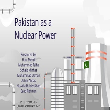 Pakistan atomic program | PPT