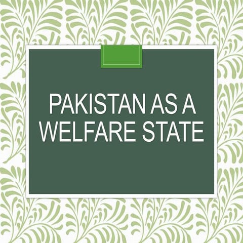 Pakistan as welfare state.pptx