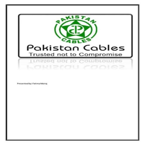 Pakistan cable | DOCX