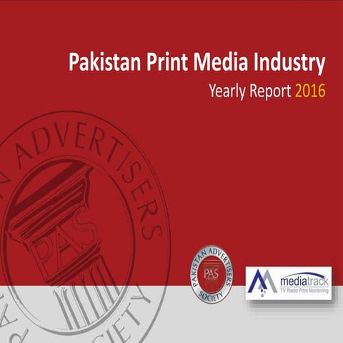 Print Media Industry Yearly Analysis 2016 | PPT