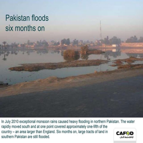 Pakistan - six months on | PPT